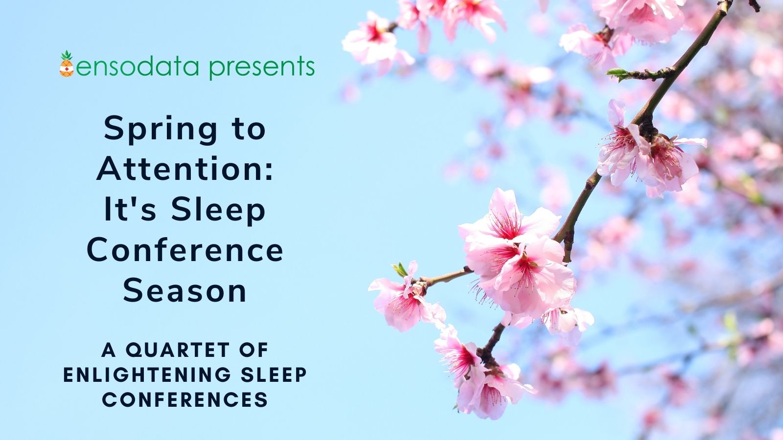 Spring to Attention: It's Sleep Conference Season - EnsoData