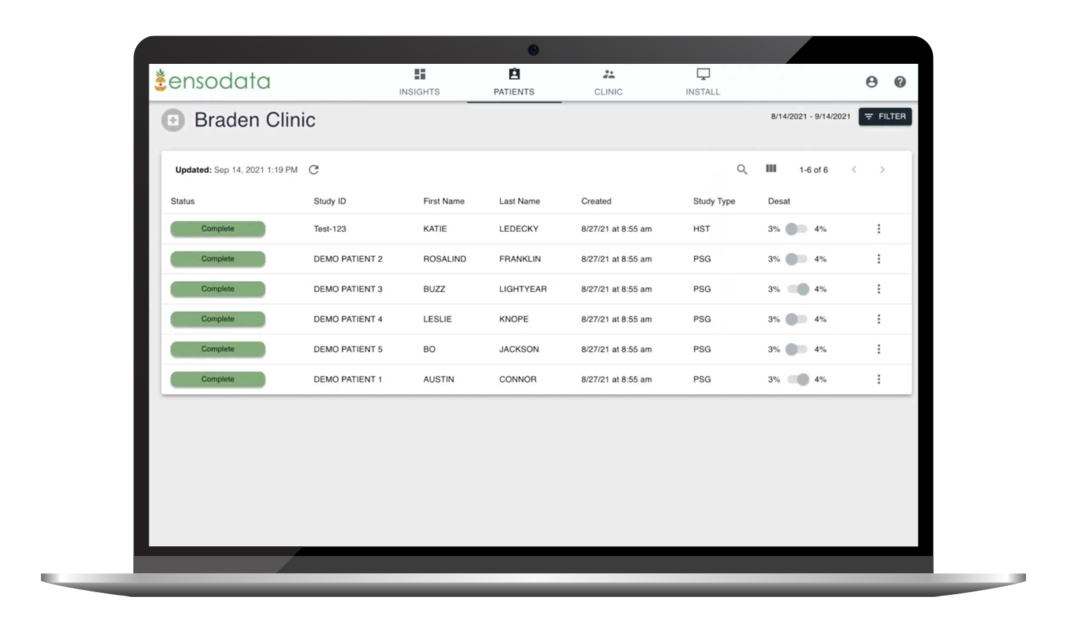 HSAT and Total Sleep Time Guide - EnsoData