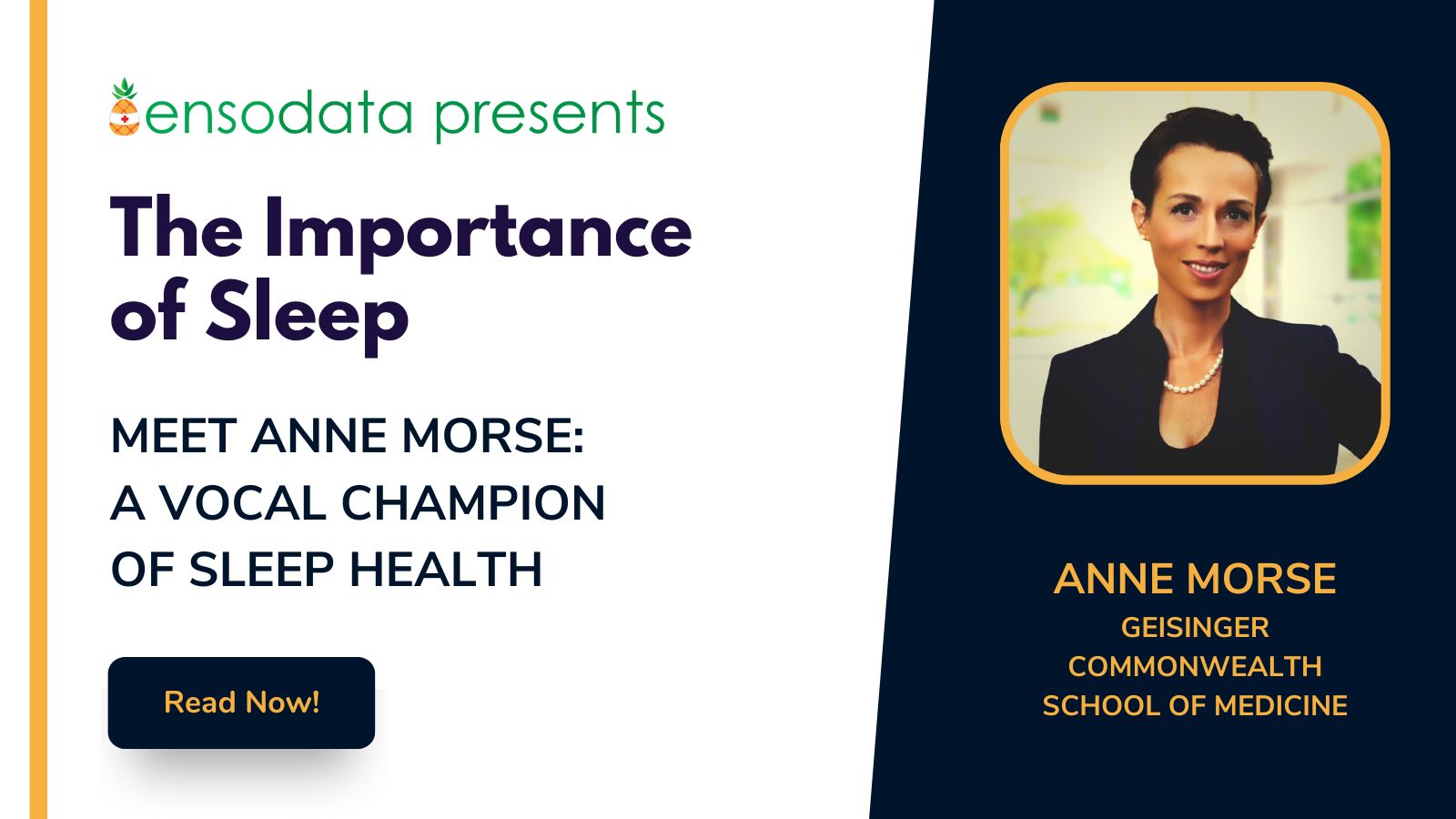 The Importance of Sleep - EnsoData